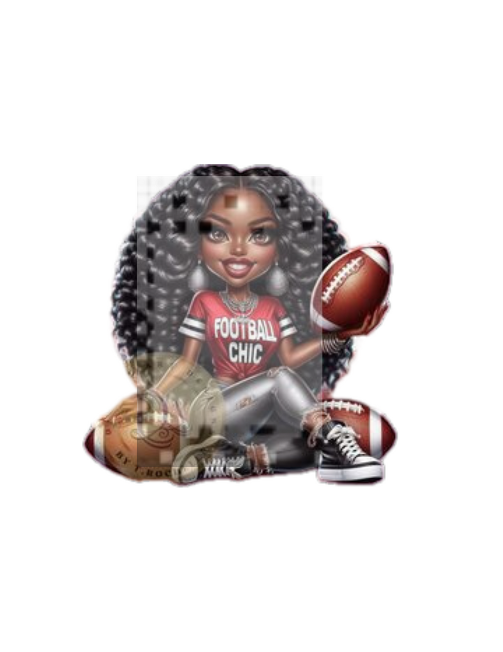 FOOTBALL DIVA PNG IMAGE – Digital Galore Store