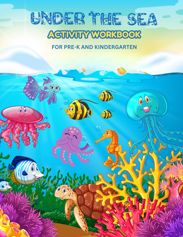 Under the Sea Activity Workbook-Preschool & Kindergarten – Digital ...